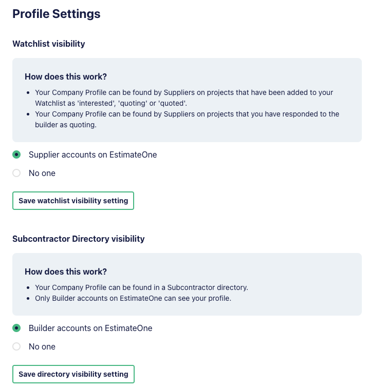 Your Guide to Creating Your Company Profile | EstimateOne Subcontractor ...